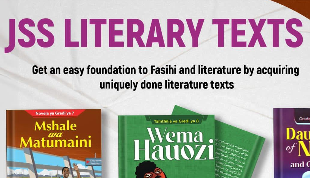 List Of Grade 7,8,9 Novella, Poetry And Short Story Books (Eng & Kisw)