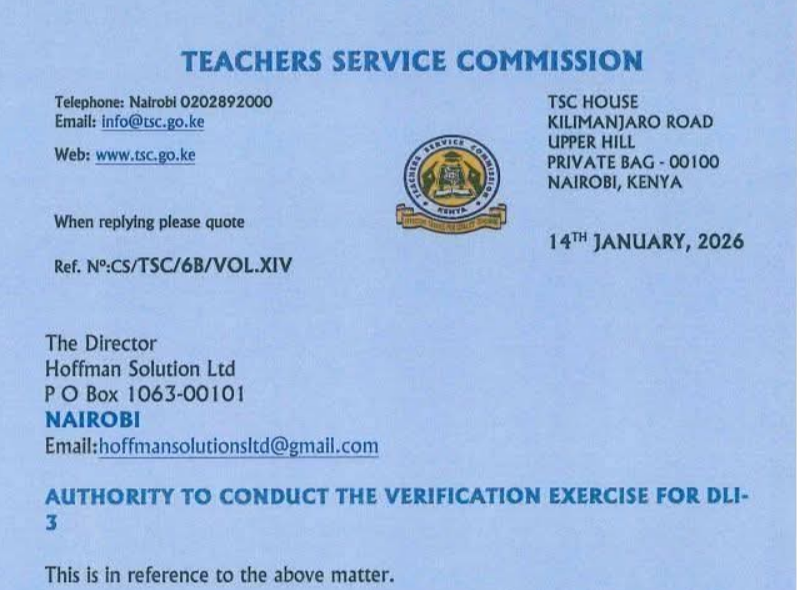 SEQIP: TSC Allows Verification Exercise For 3,000 Teachers